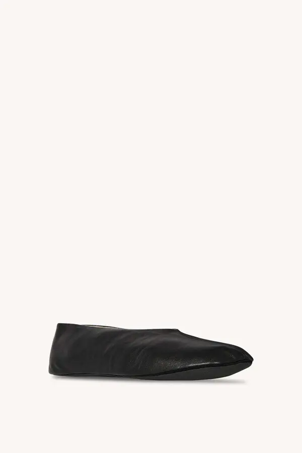 THE ROW Leather Ballet Flats