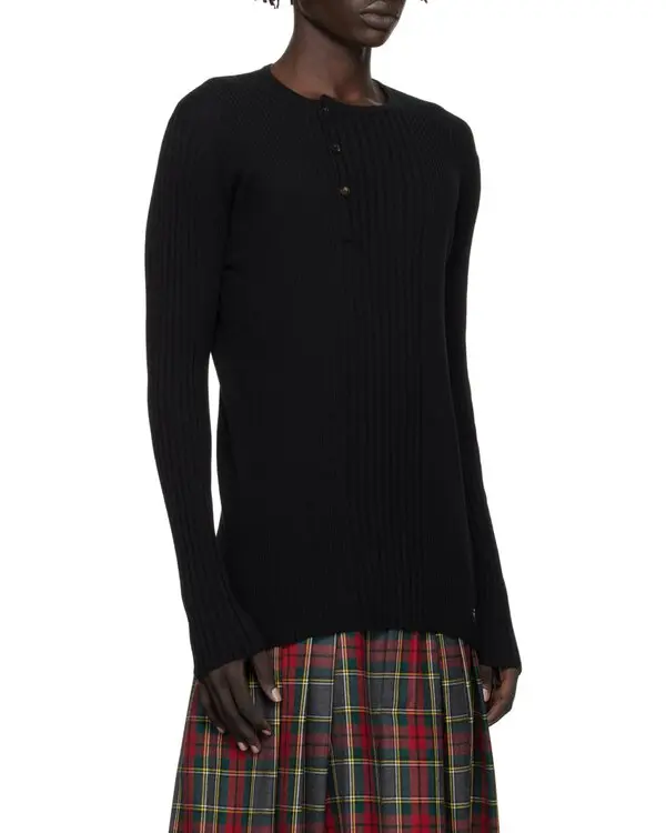 VIVIENNE WESTWOOD Orb Embroidered Ribbed Jumper