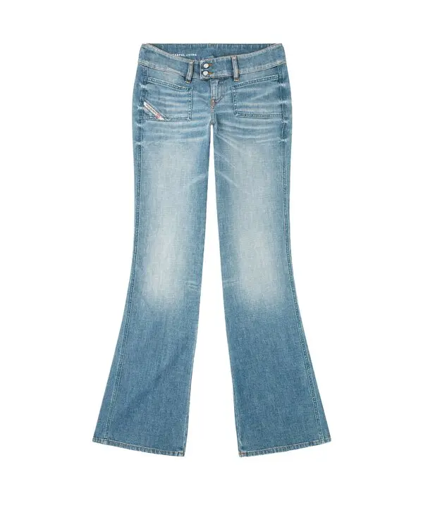 DIESEL® D-hush Bootcut Jeans - Medium Blue