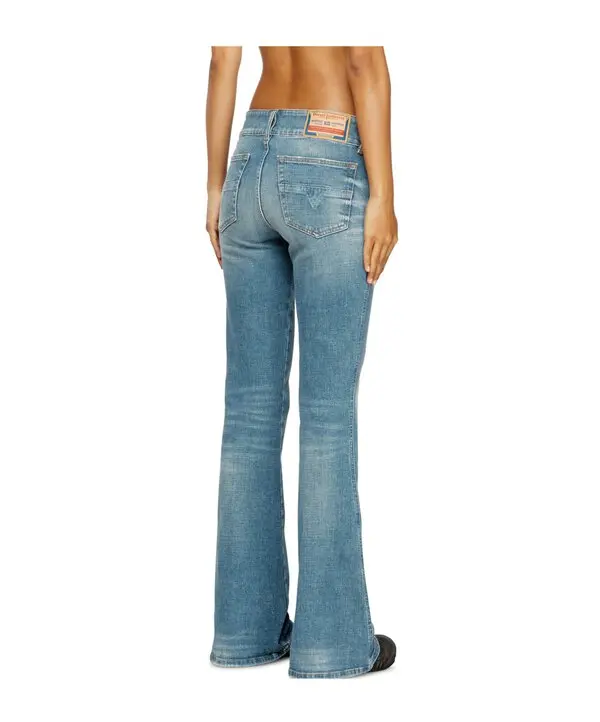 DIESEL® D-hush Bootcut Jeans - Medium Blue