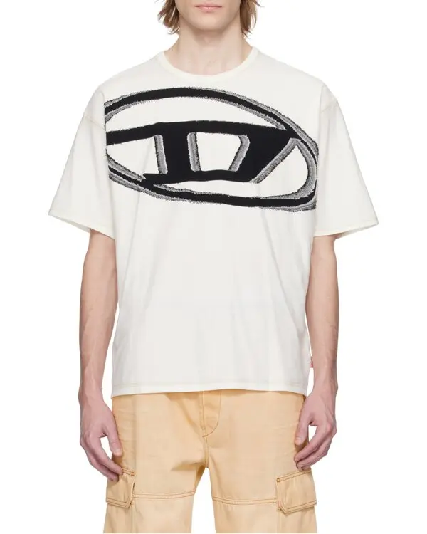 DIESEL® T-doxt Crewneck T-shirt - White