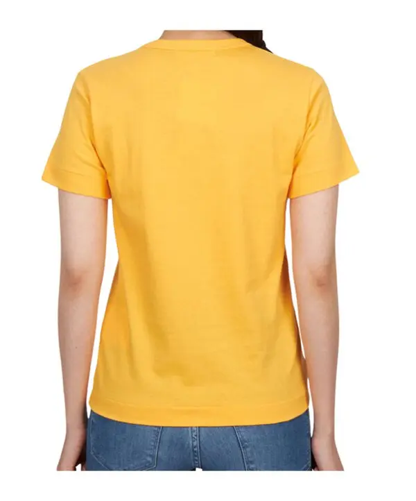 Comme Des Garçons Heart Logo T-shirt - Orange