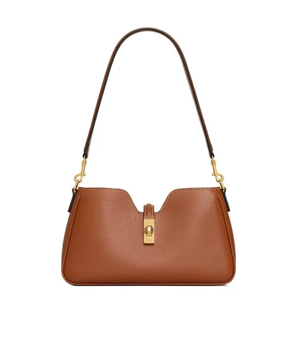 Celine Camille 16 Soft Shoulder Bag In Smooth Calfskin - Tan