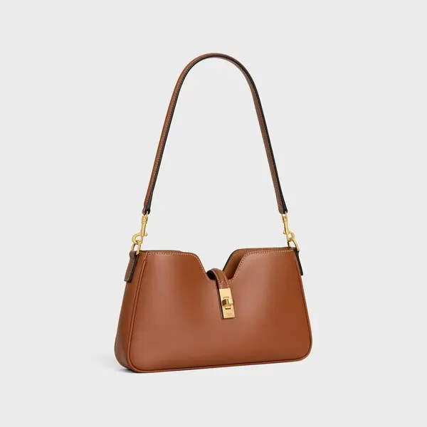 Celine Camille 16 Soft Shoulder Bag In Smooth Calfskin - Tan
