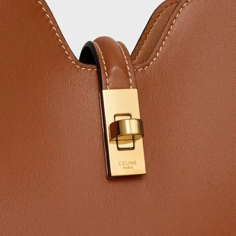 Celine Camille 16 Soft Shoulder Bag In Smooth Calfskin - Tan