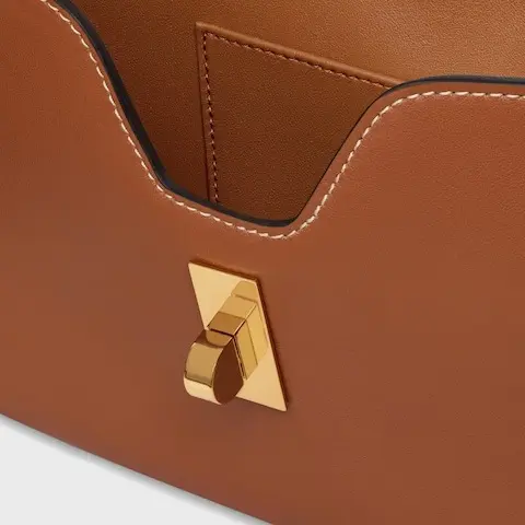 Celine Camille 16 Soft Shoulder Bag In Smooth Calfskin - Tan