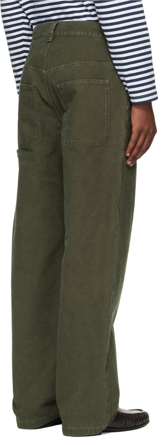 Isabel Marant Étoile Albo Wide Leg Pants - Khaki