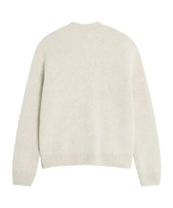 Maison Kitsuné Fox Head Cardigan - Tan