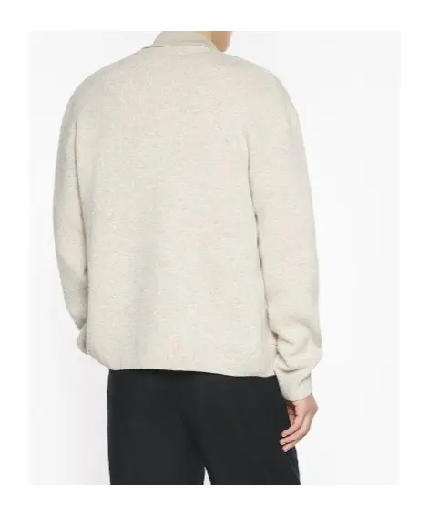 Maison Kitsuné Fox Head Cardigan - Tan