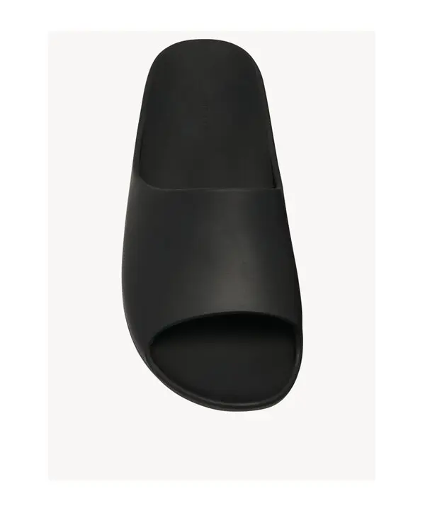 THE ROW Ama Rubber Slides - Black
