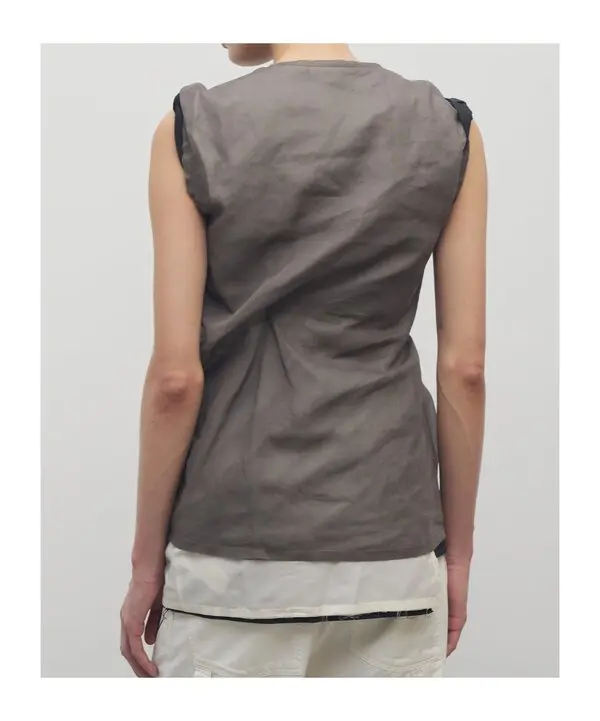 THE ROW Inawa Top - Brown