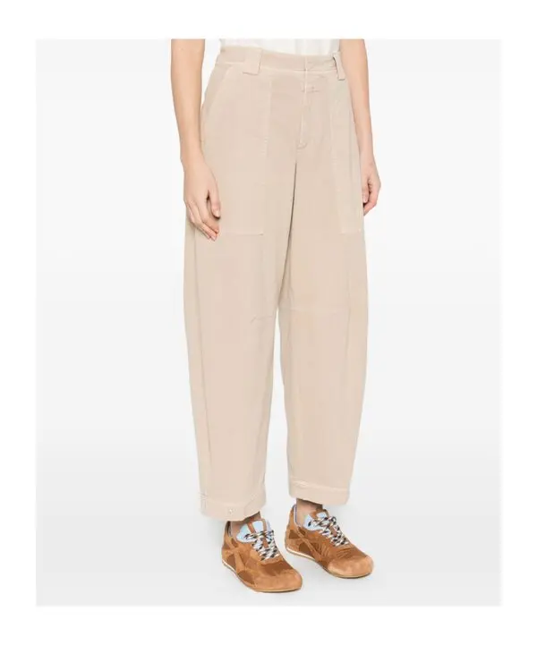 Closed Rhannon Patch-pocket Tapered Trousers - Nude