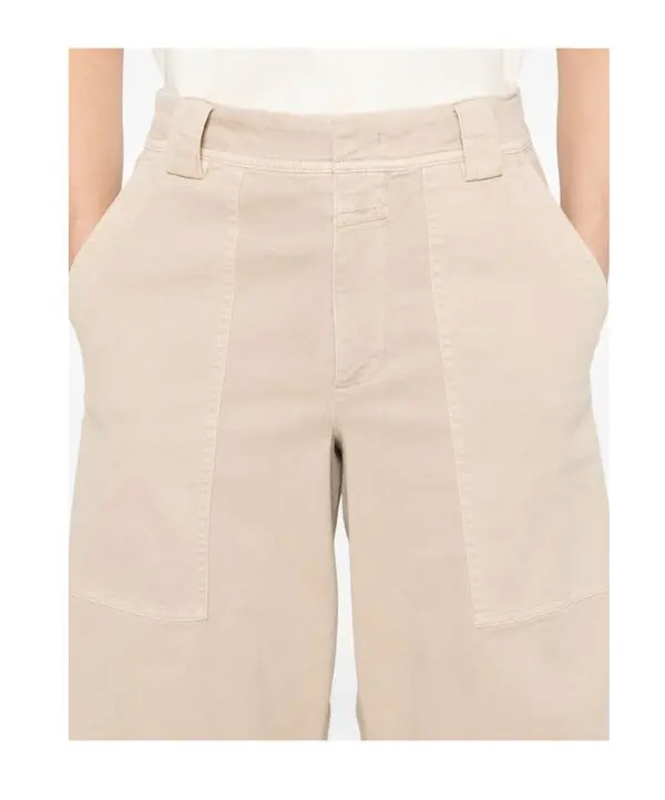 Closed Rhannon Patch-pocket Tapered Trousers - Nude