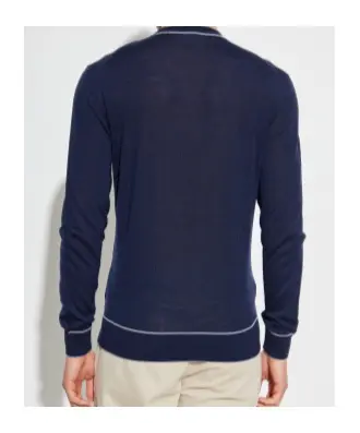 Eleventy Contrasting-trim T-shirt
