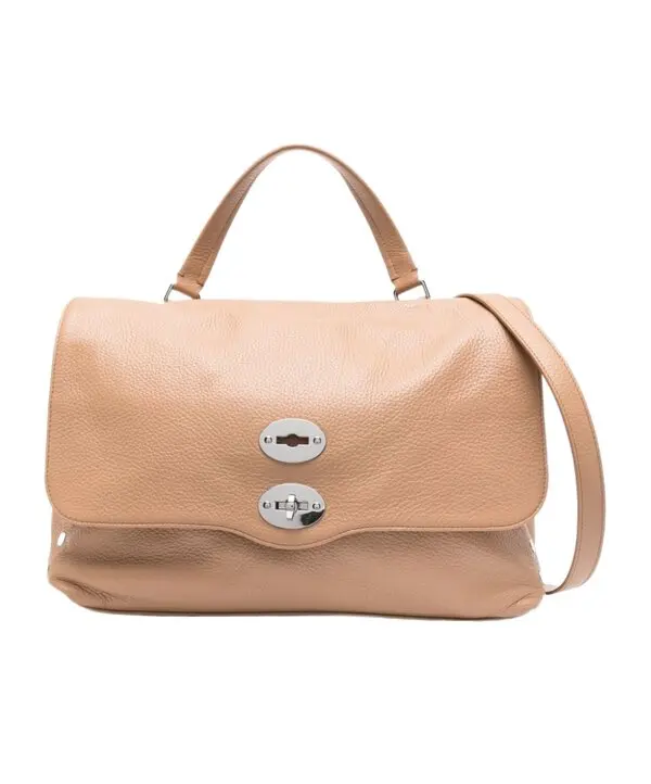 ZANELLATO Flip Shoulder Bag - Nude