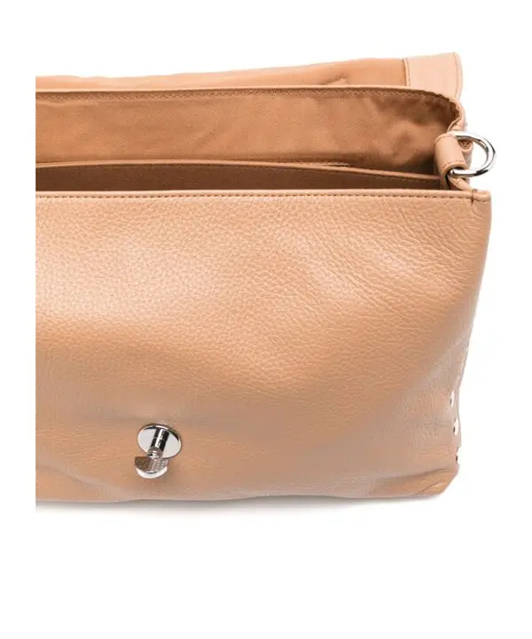 ZANELLATO Flip Shoulder Bag - Nude