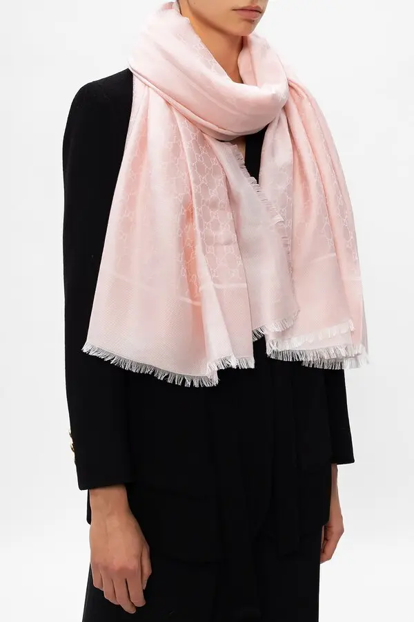 Gucci Gg Jacquard Scarf