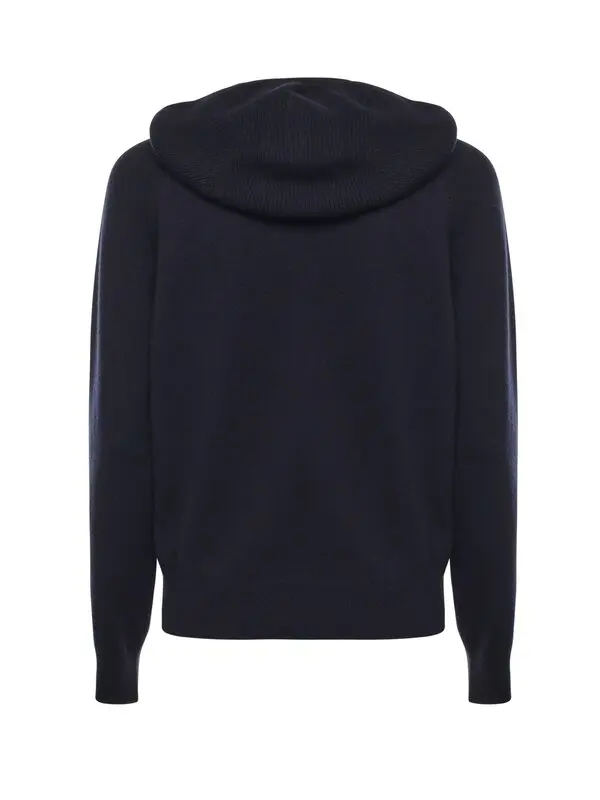 Loro Piana Zip-up Hooded Cardigan - Black