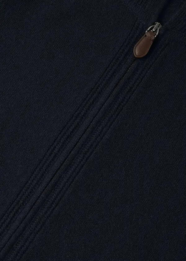 Loro Piana Zip-up Hooded Cardigan - Black