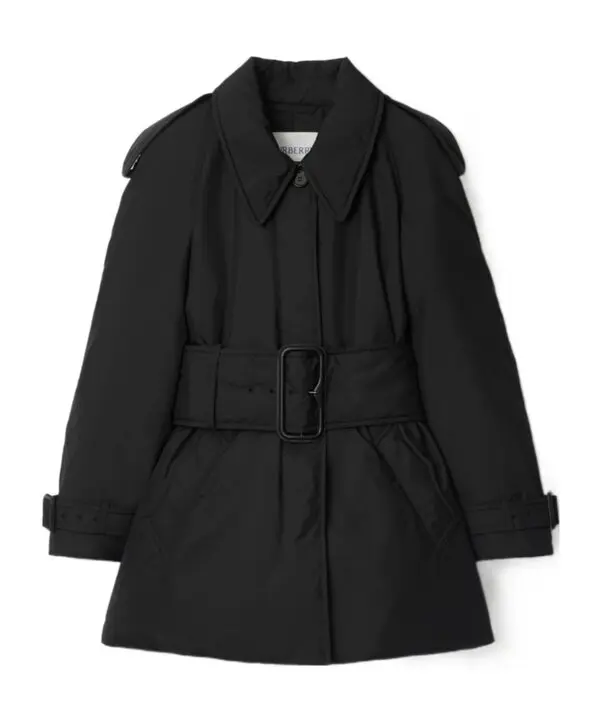 Burberry Belted Long Sleeved Coat