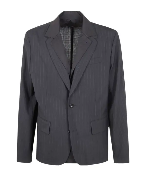 Sacai Pinstriped Button Jacket