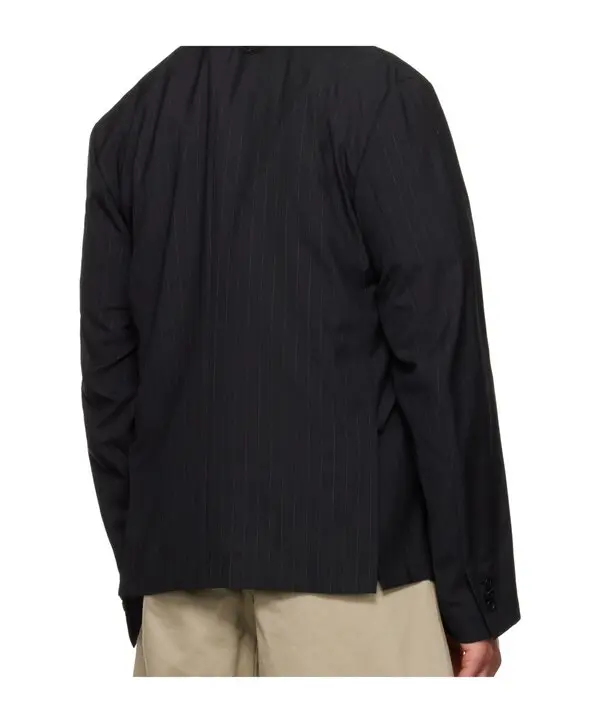 Sacai Pinstriped Button Jacket