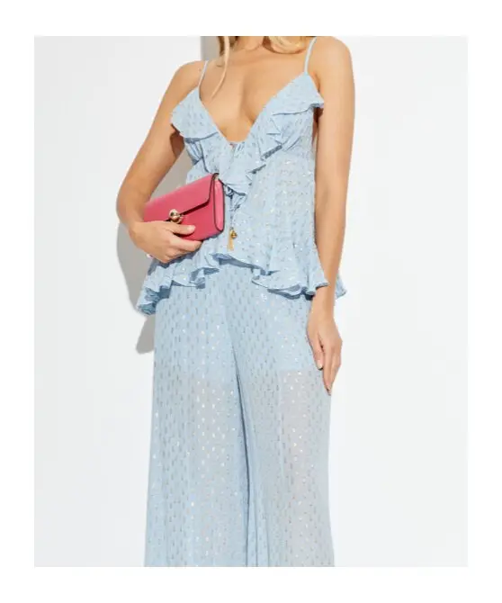Zimmermann Ruffle Front Tie Top