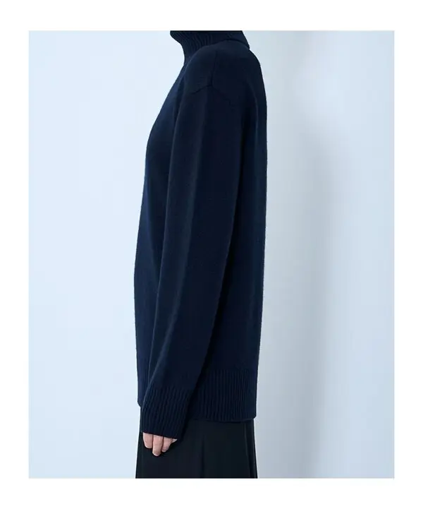 TOTEME Roll Neck Long Sleeved Jumper - Black