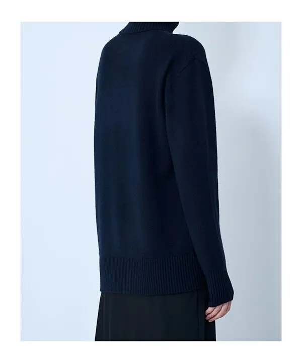 TOTEME Roll Neck Long Sleeved Jumper - Black