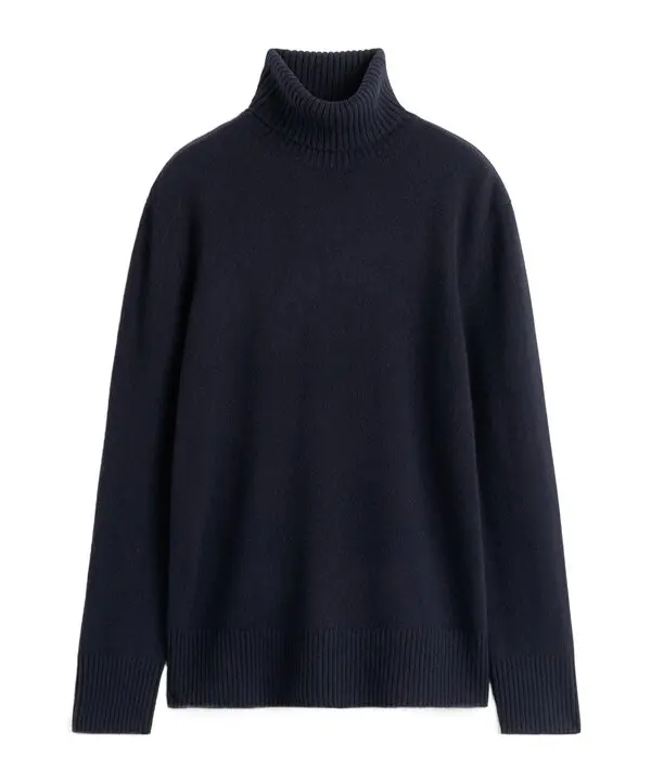 TOTEME Roll Neck Long Sleeved Jumper - Navy