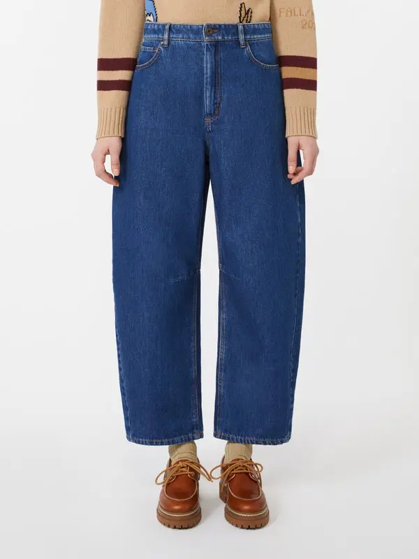 Max Mara Barrel-leg Jeans