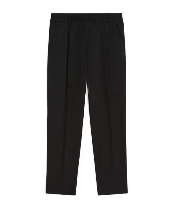 Max Mara Wool Flannel Skinny Pants
