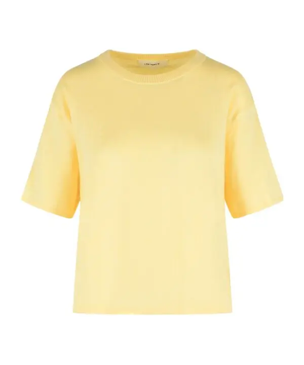 LISA YANG Crew Neck T-shirt - Yellow