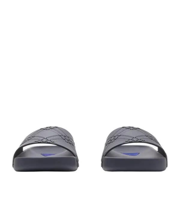 Burberry Embossed Check Dive Slides - Magnet