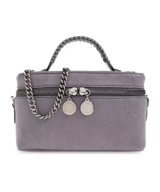 Stella McCartney Falabella Vanity Zipped Crossbody Bag - Gray