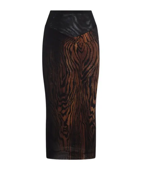 JEAN PAUL GAULTIER Long Draped Skirt
