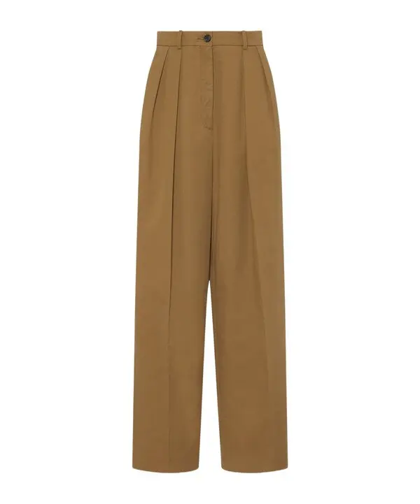 THE ROW Igor Pants - Dark Sand
