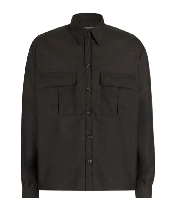 Dolce & Gabbana Dolce Gabbana Long-sleeved Shirt - Grey