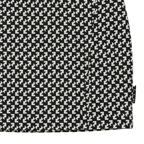 Off-White High-waisted Abstract Print Mini Skirt