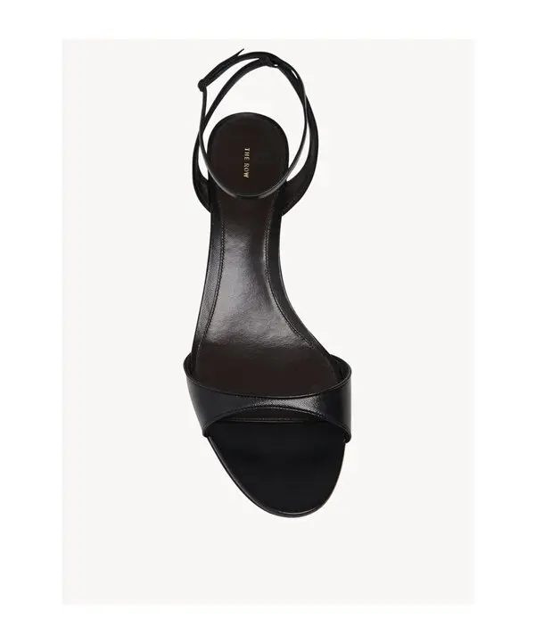 THE ROW 35mm Vika Sandals - Black