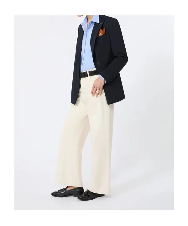 Max Mara Double-breasted Blazer With Notched Lapel - Ultramarine Blue