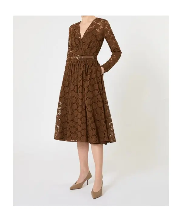 Max Mara Lace Midi Dress