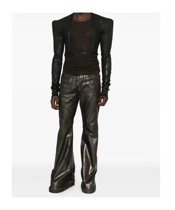 Rick Owens Flared Jeans - Black