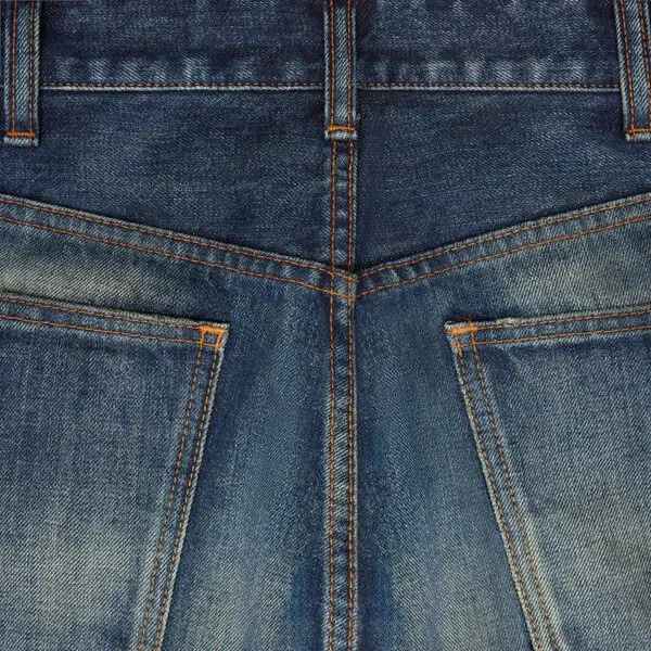 Celine Wesley Jeans In Cotton Denim