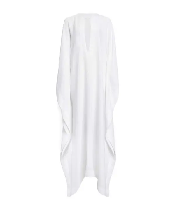 Alaïa Loose Fit V-neck Kaftan Dress