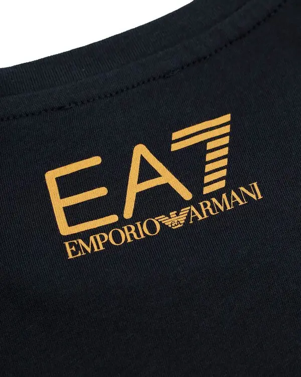 EA7 Logo T-shirt With Round Neck