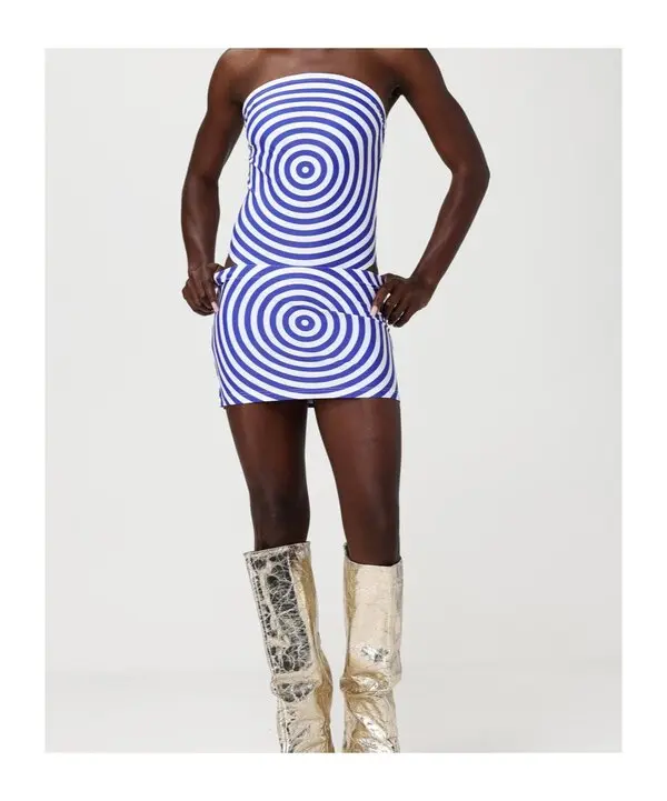 JEAN PAUL GAULTIER Target" Printed Mini Skirt