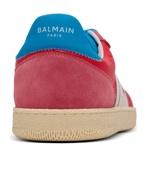 Balmain Round Toe Lace-up Sneakers - Multicolor