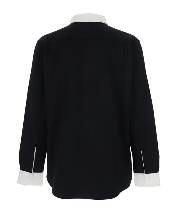 Celine Polo Shirt In Ribbed Cotton Jersey