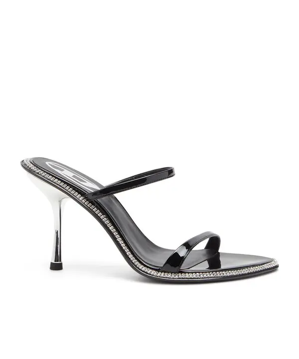 DIESEL® 90mm Crystal-embellished Stiletto Sandals